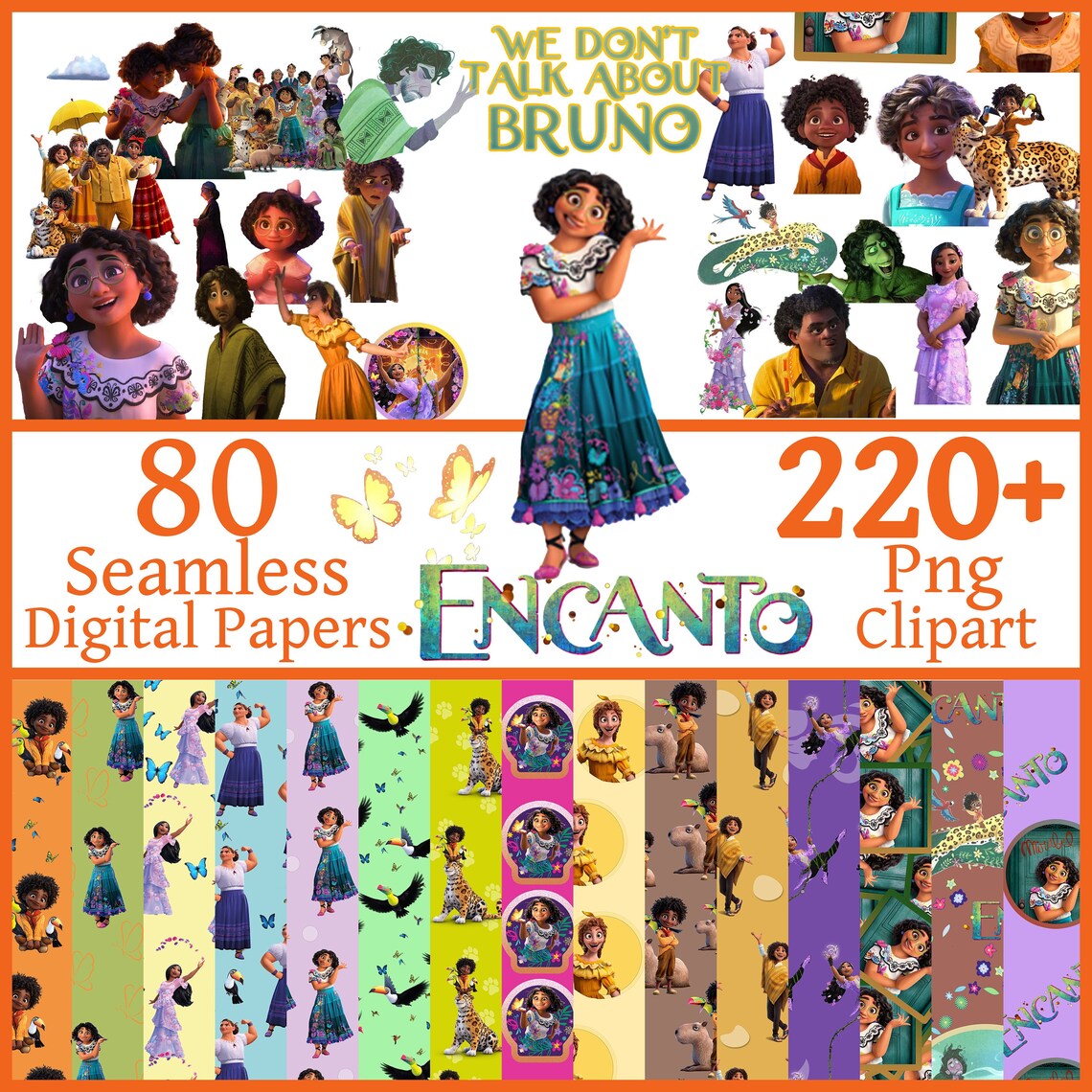 Encanto Svg Png Clipart Encanto Digital Paper Encanto Cricut - Etsy UK