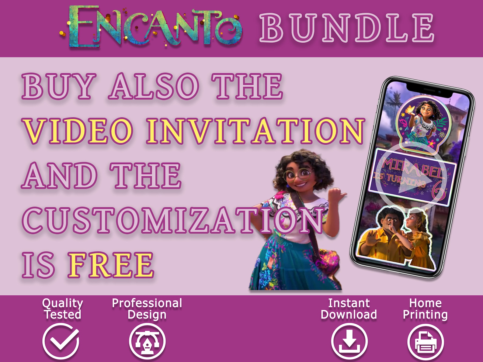 Encanto Chips Bag Label Template Encanto Birthday Party - Etsy