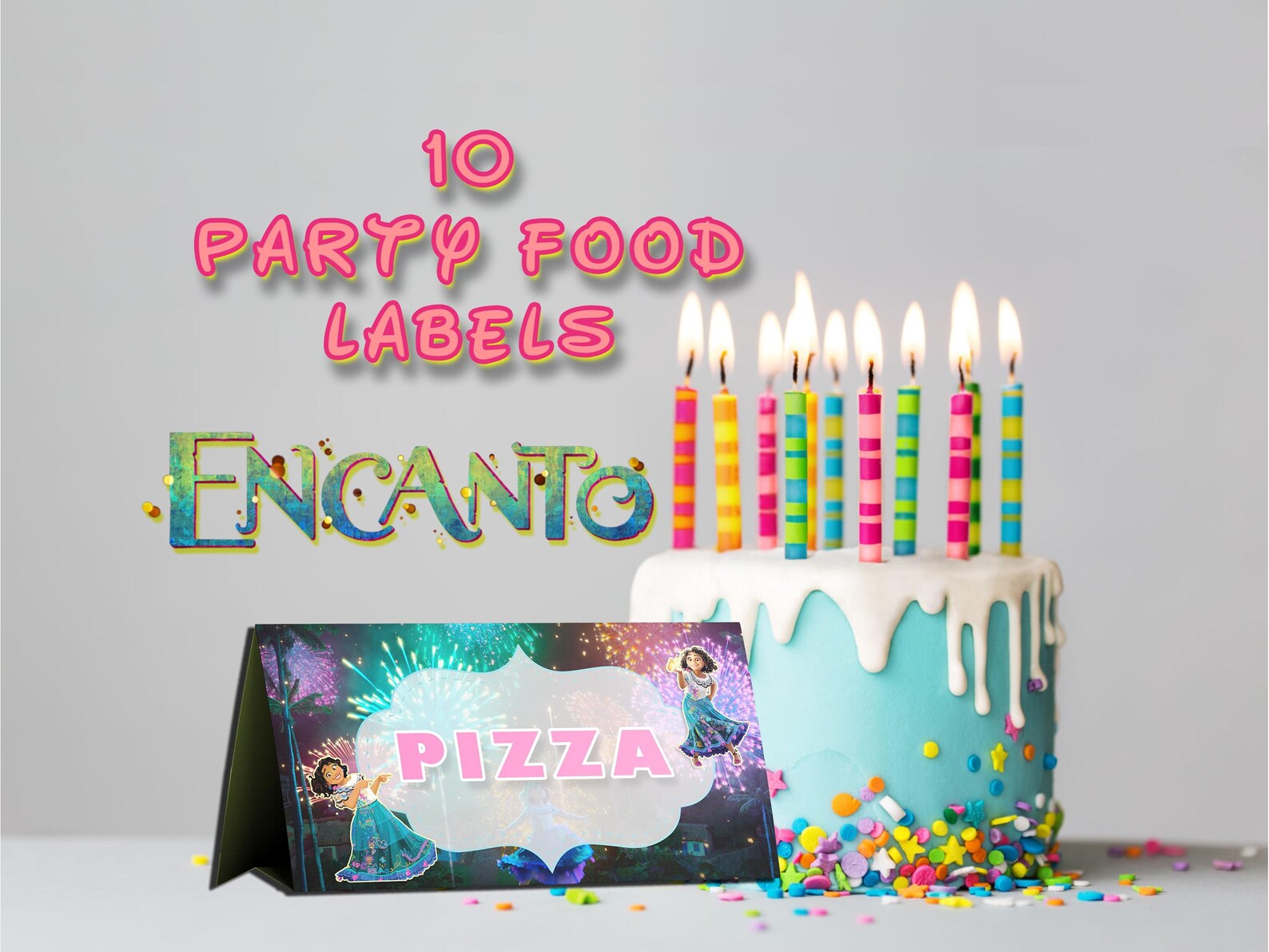 Encanto Food Labels, Encanto Food Tents Supplies, Encanto Place Cards ...