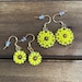 Beaded Flower Earrings Pattern Tutorial, 2 Tutorials for Sunflower ...
