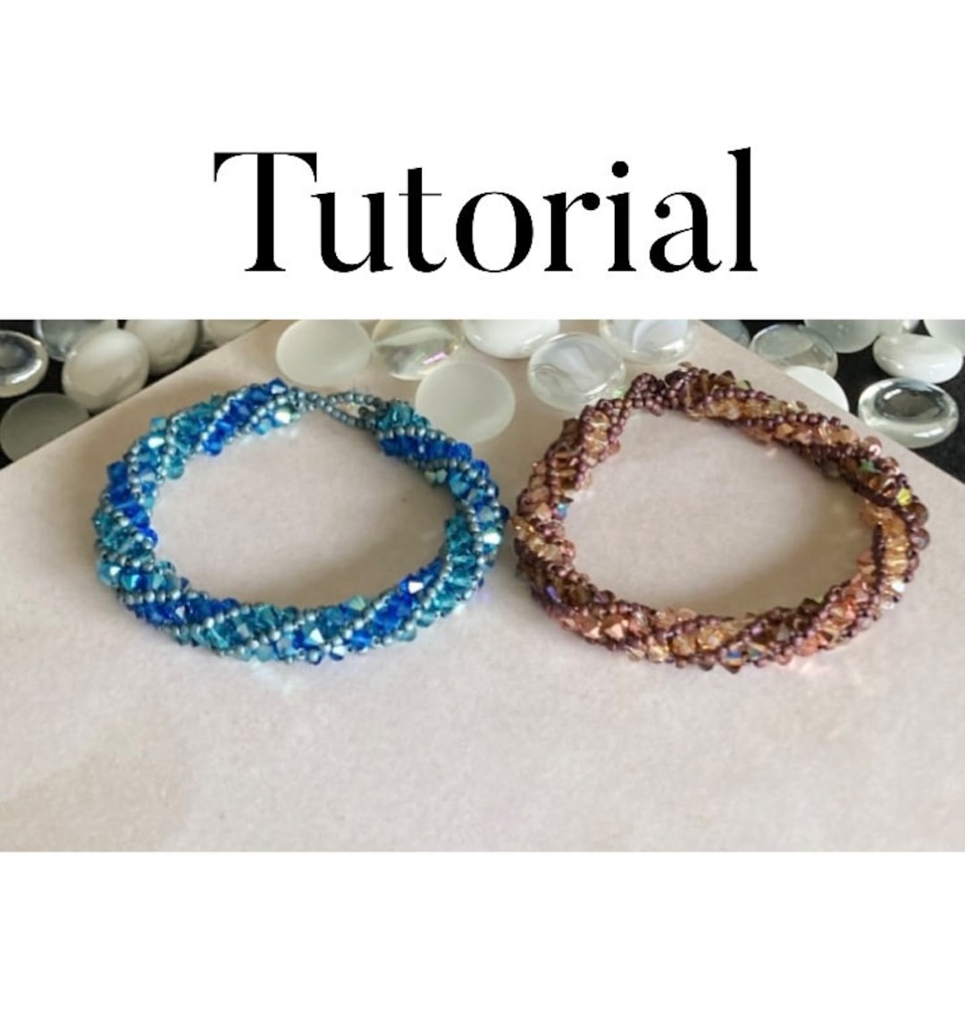 Russian Spiral Beaded Bracelet Tutorial Necklace Tutorial Pattern ...
