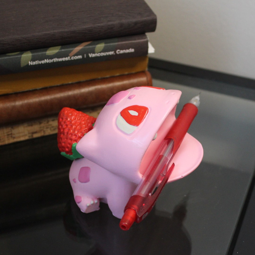 Big Mouth Strawberry Bulbasaur Desk Caddy - Etsy