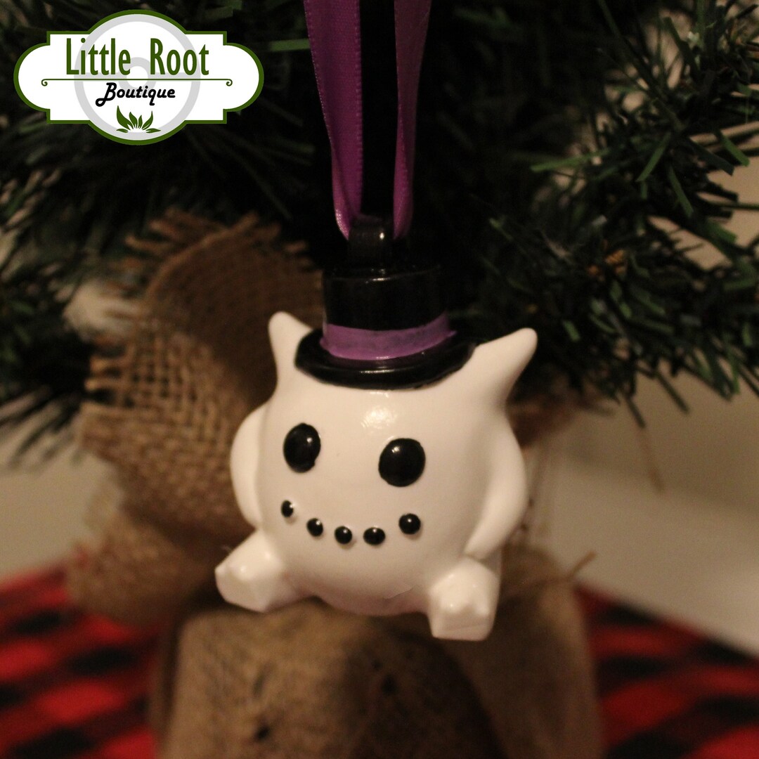 Snowman Gengar Ornament - Etsy