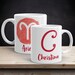 Aries Symbol Monogram Mug Personalized Coffee Mug Personalized Aries ...
