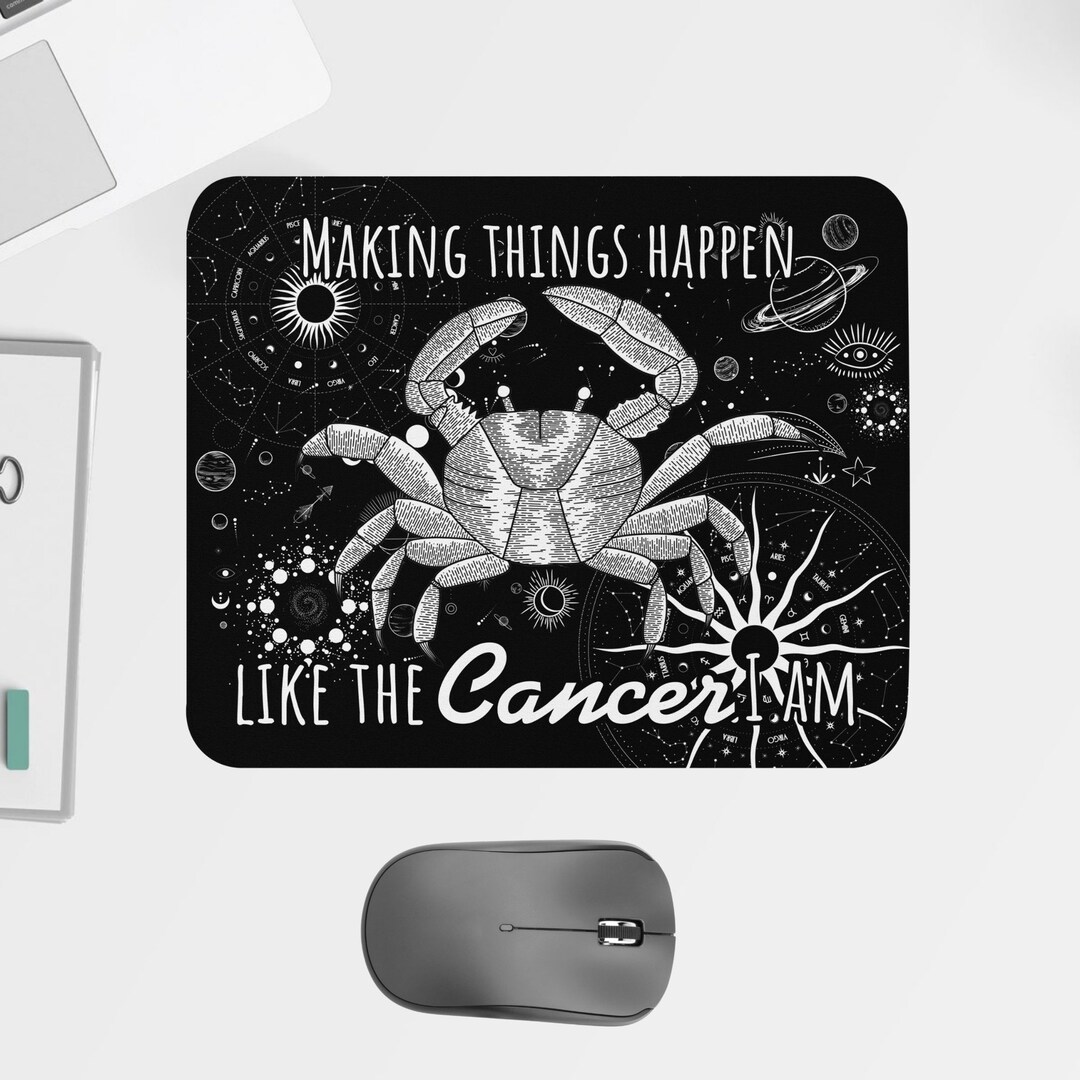 Cancer Mousepad Cancer Mouse Pad Cancer Gifts Cancer Gift Ideas Zodiac ...