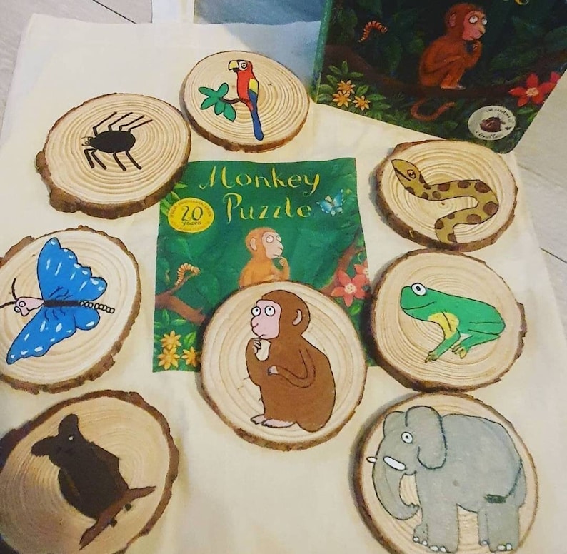 Monkey Puzzle Story Sack | Etsy