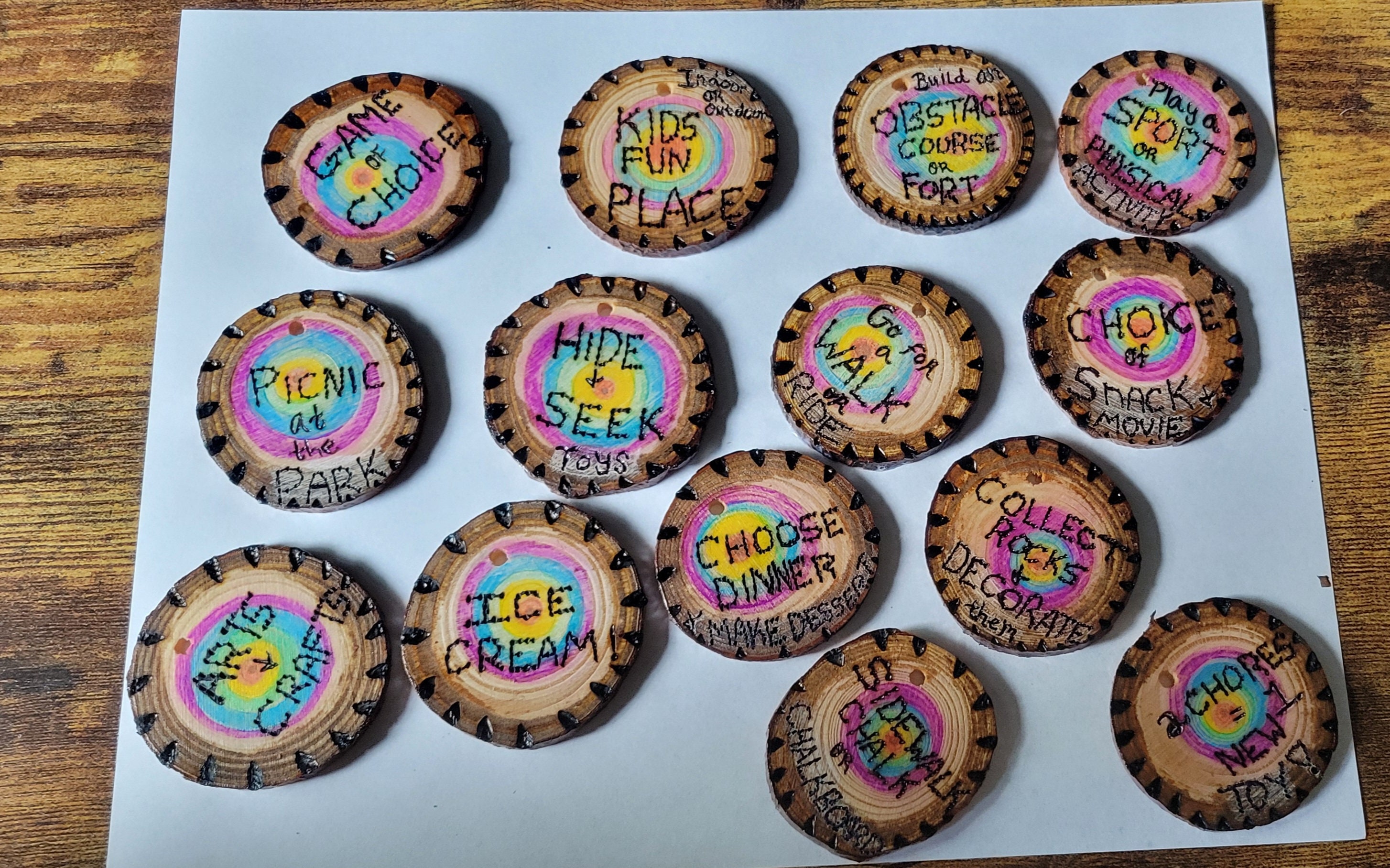 Decision Maker Kids Wood Activity Tokens - Etsy