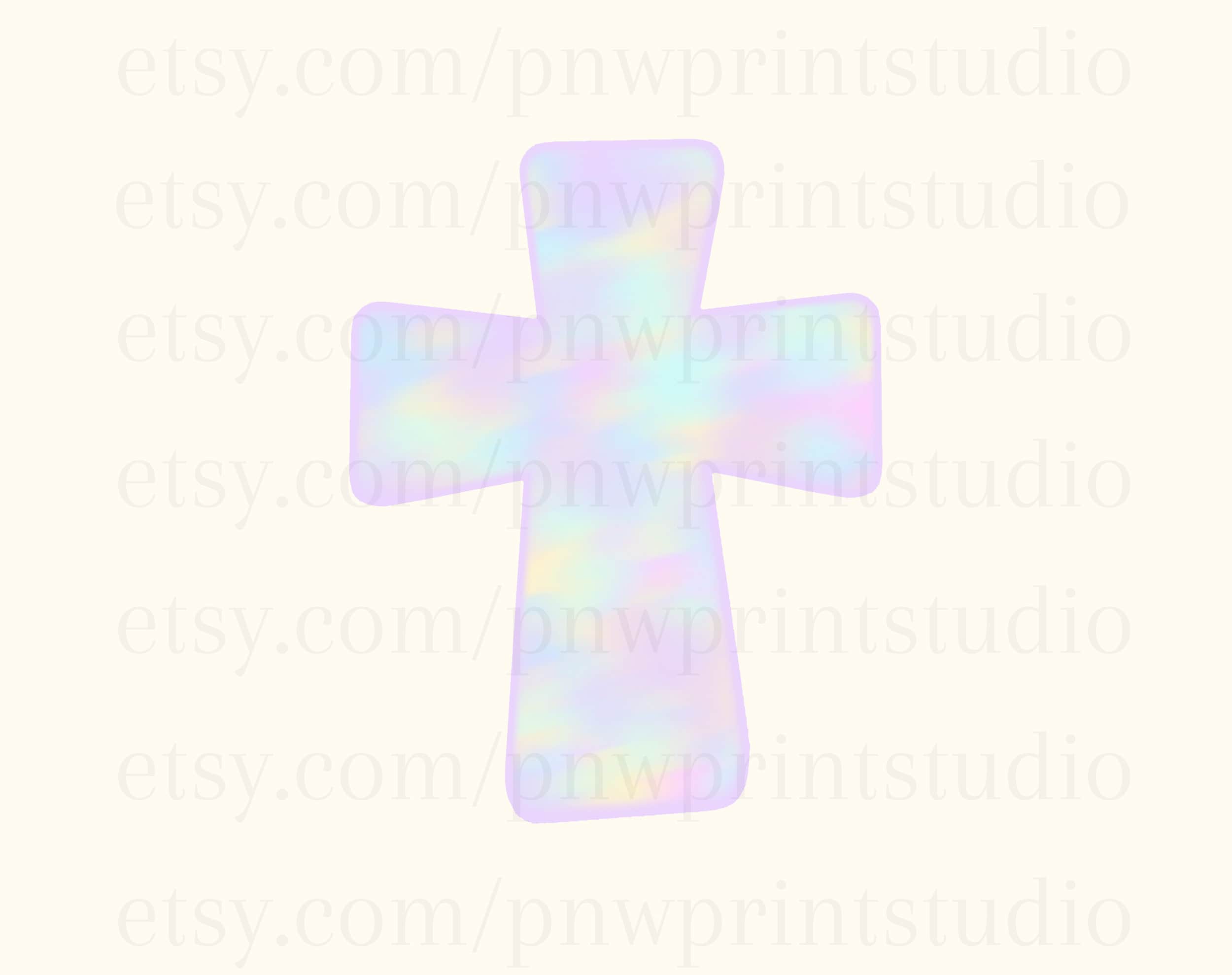 Cross Pastel PNG Digital Download Easter Christian Cross Digital ...