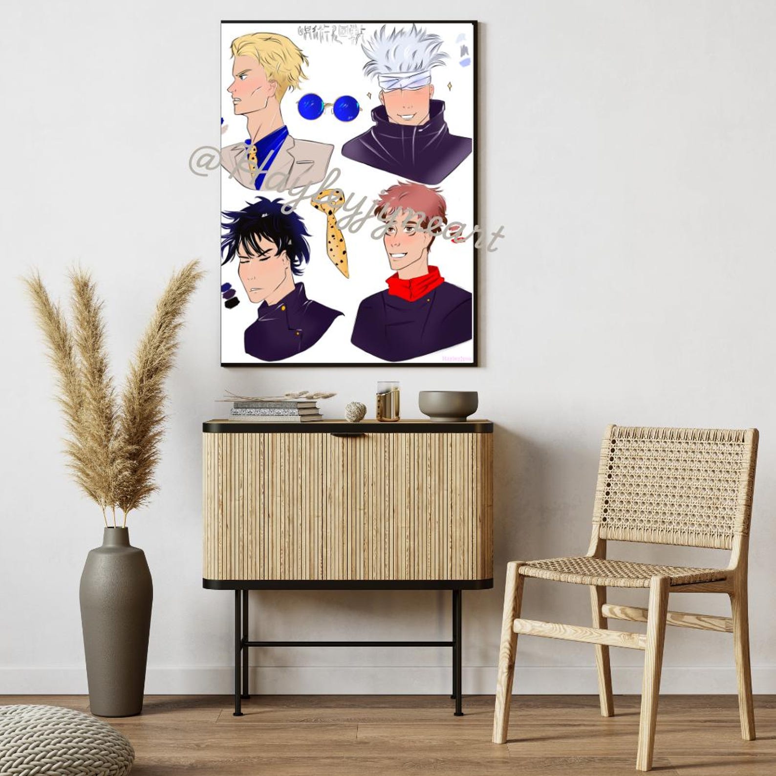 Jujustu Kaisen/ Nananmi Kento/ Gojo Satoru/ Megumi Fushiguro/yuji ...