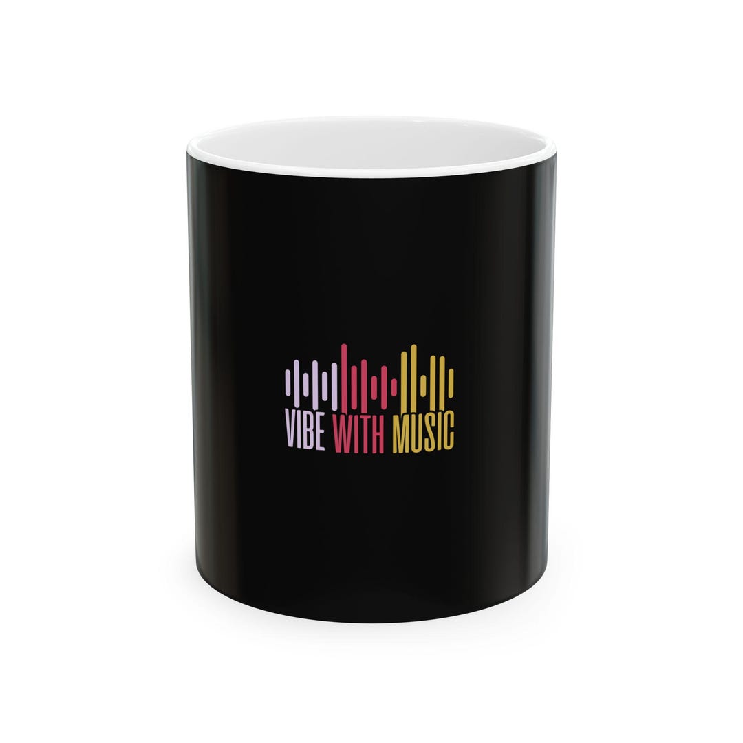 Vibe With Music Soundwave Mug | Ceramic 11oz 15oz - Etsy