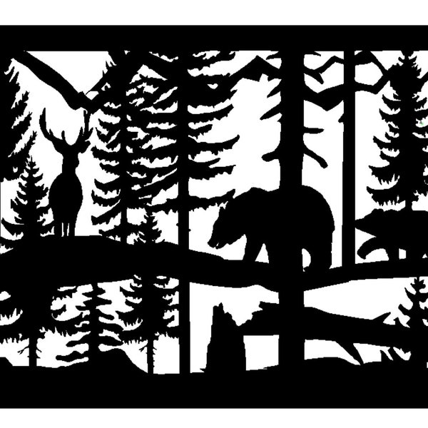 Wildlife Metal Deck Panel - Etsy