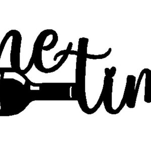 Wine Time Metal Art Wine Time Metal Sign Metal Wall Art - Etsy
