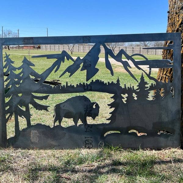 Metal Railing Panel Insert - Etsy