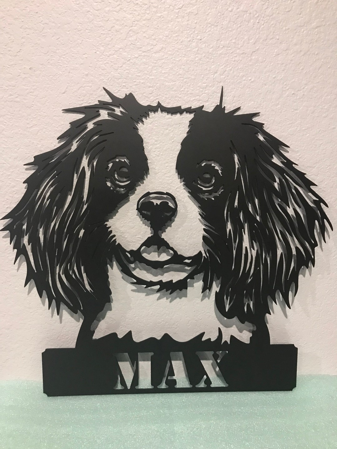 Custom Metal Wall Art, Cavalier King Charles Spaniel Metal Art, Dog ...