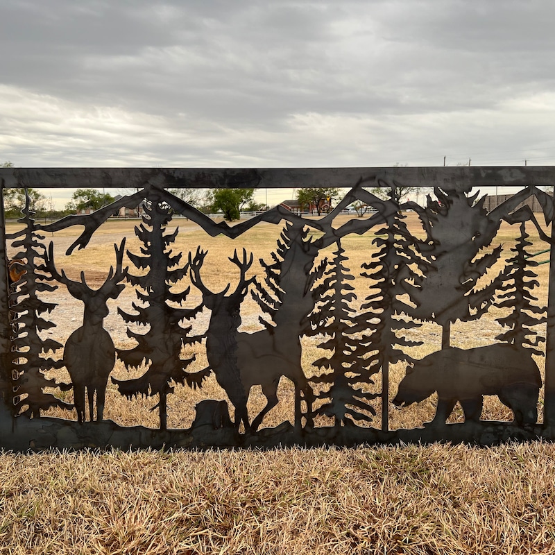 Metal Railing With Bears - Etsy