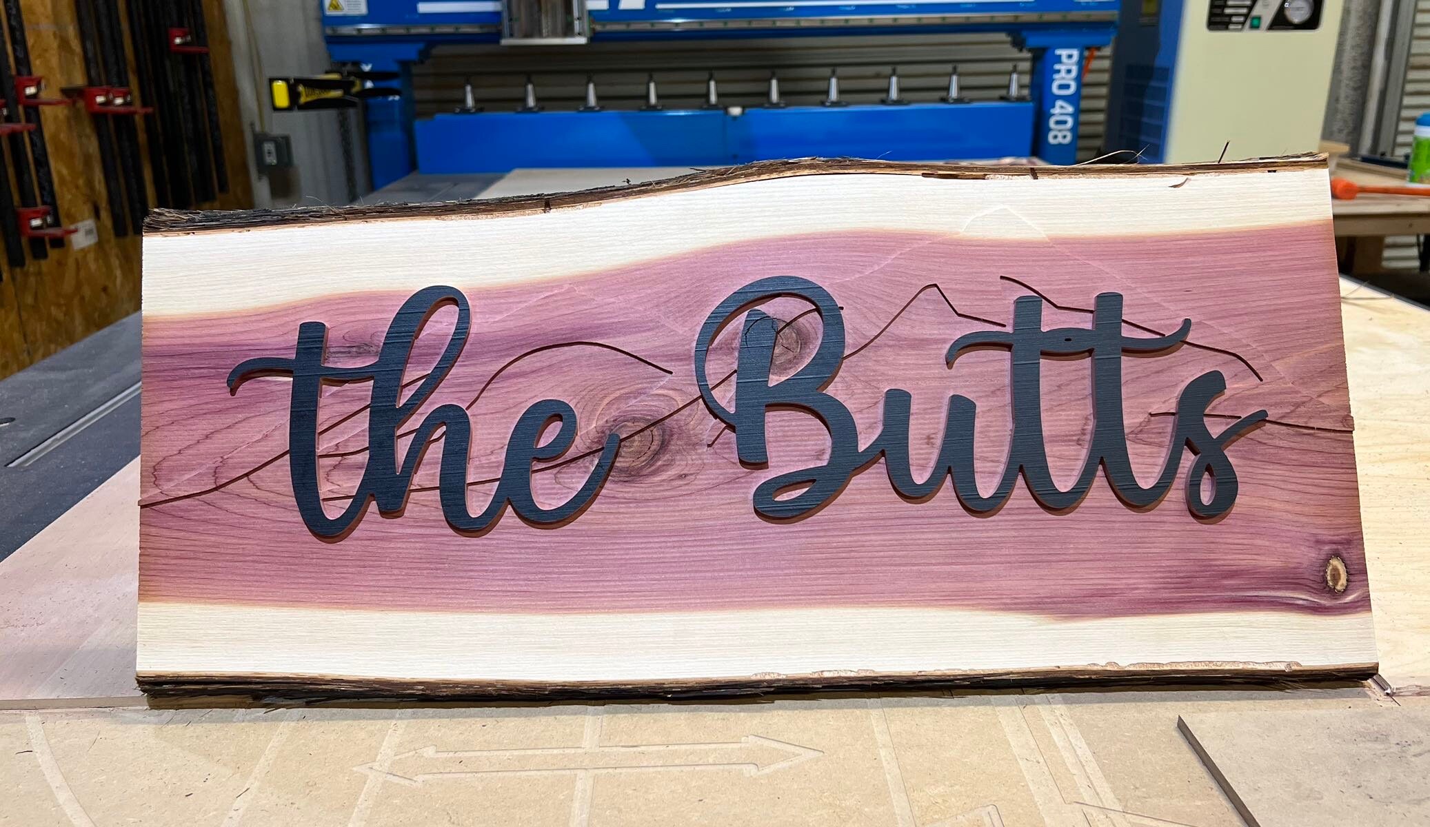 Custom Wood Sign Live Edge Cedar Sign Wood Carved Sign - Etsy