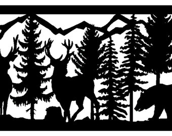 Metal Wildlife Railing Insert - Etsy