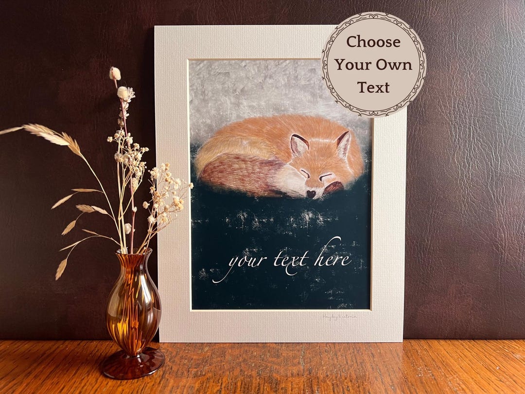 Custom Artist Illustrated A4 Printed Artwork Mounted or Unmounted With ...