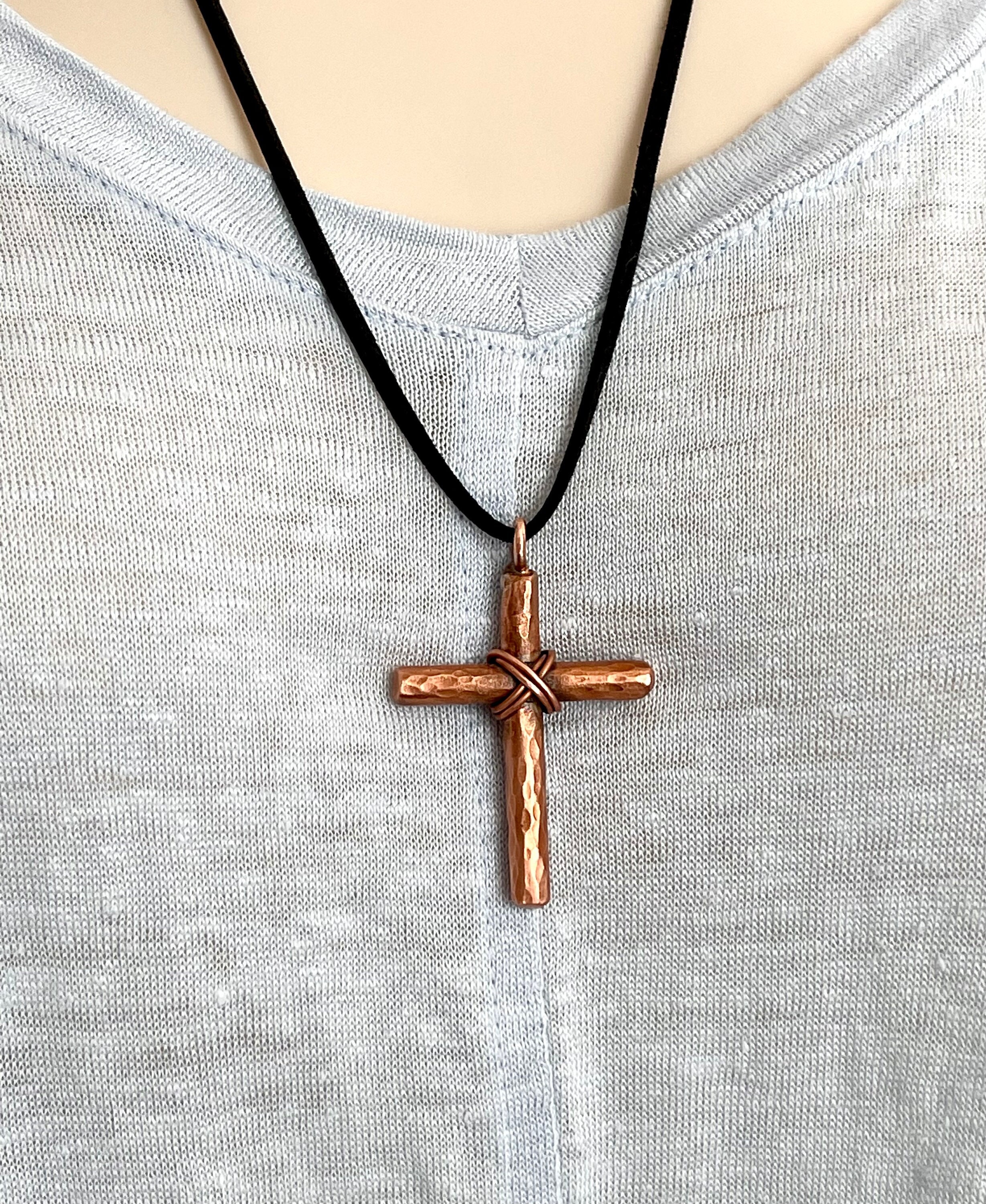 Bohemian Cross Necklace, Boho Chic Accessories, Spiritual Cross ...