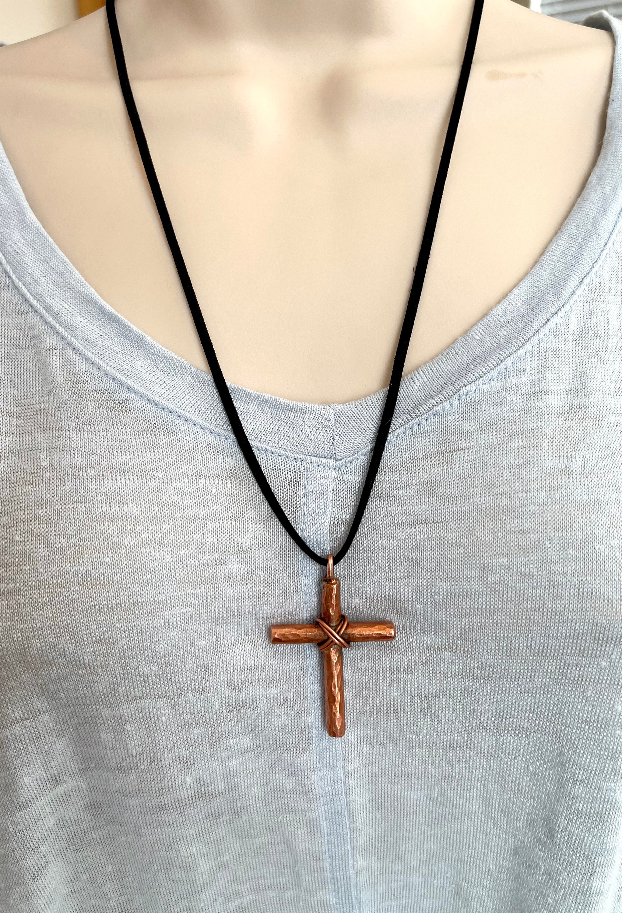Bohemian Cross Necklace, Boho Chic Accessories, Spiritual Cross ...