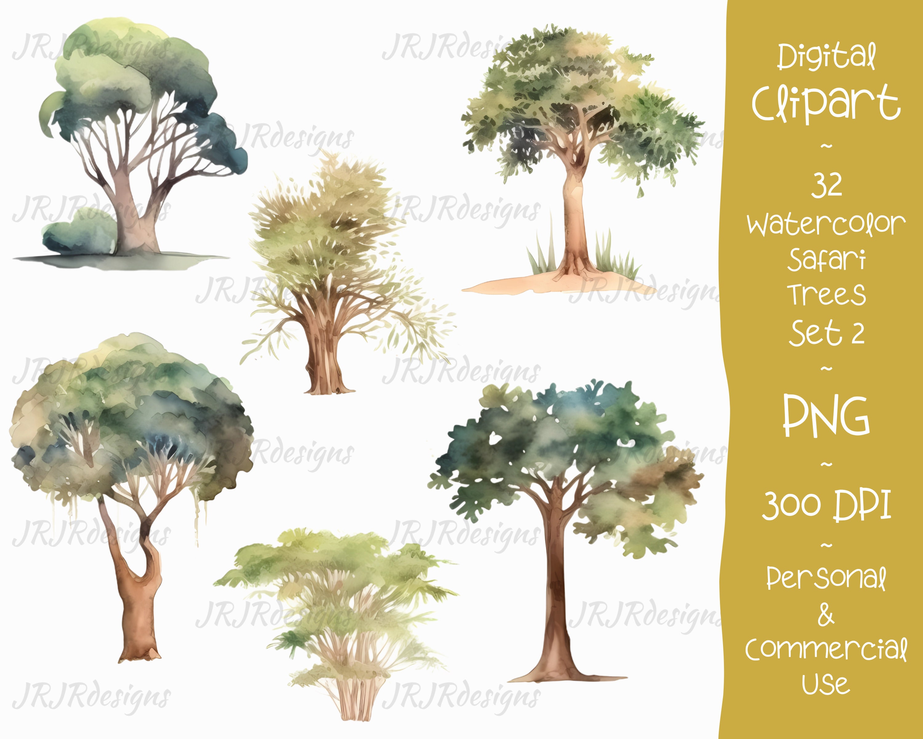 Safari Tree Clipart