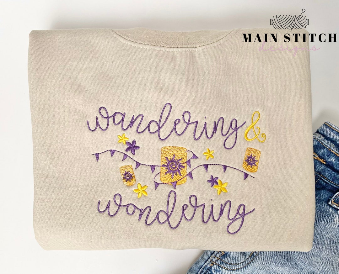 Wondering and Wandering, Rapunzel Inspired Disney Sweater, Walt Disney ...
