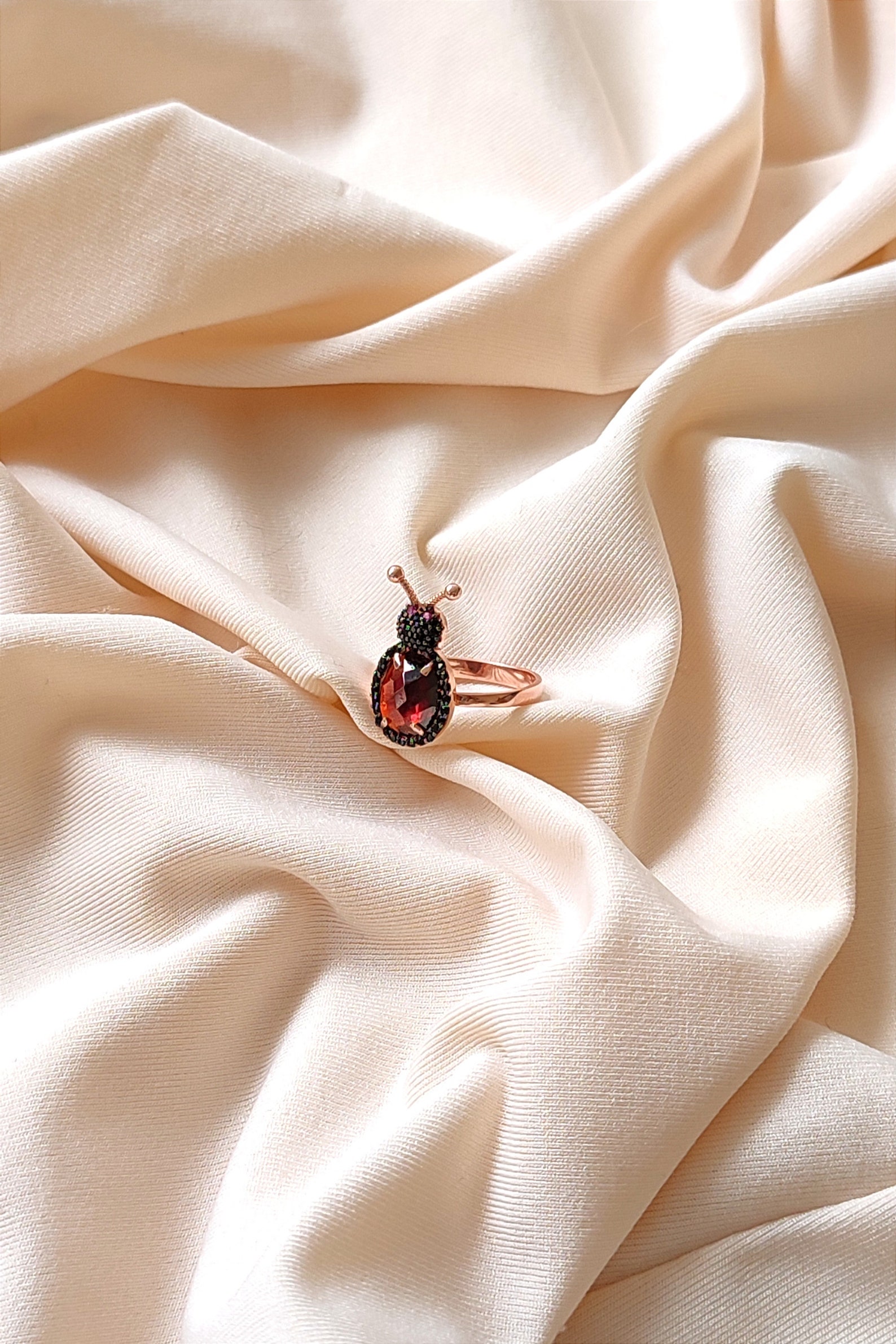 Ladybug Ring Ladybird Ring Ladybug Jewelry Ladybird - Etsy