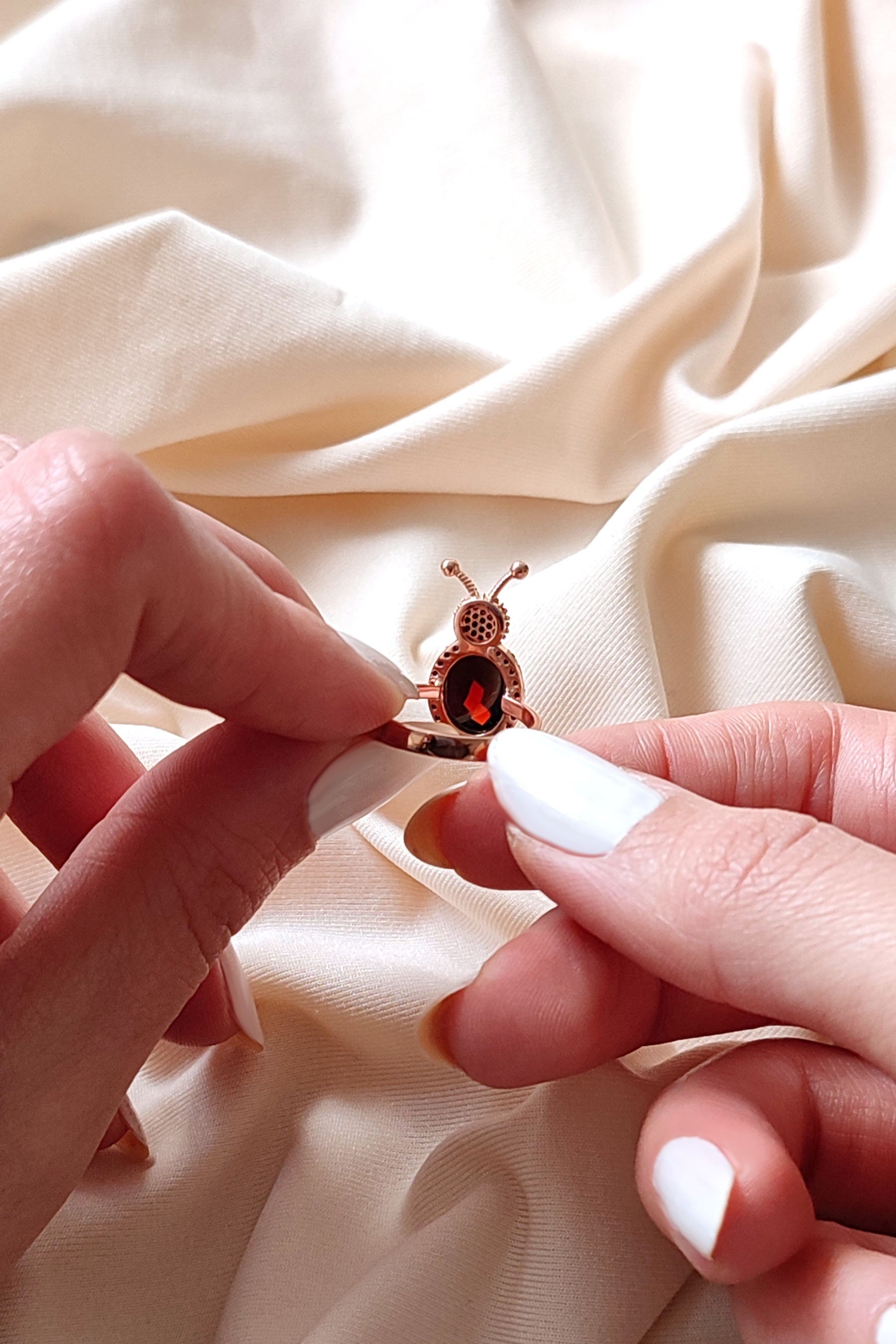 Ladybug Ring Ladybird Ring Ladybug Jewelry Ladybird - Etsy