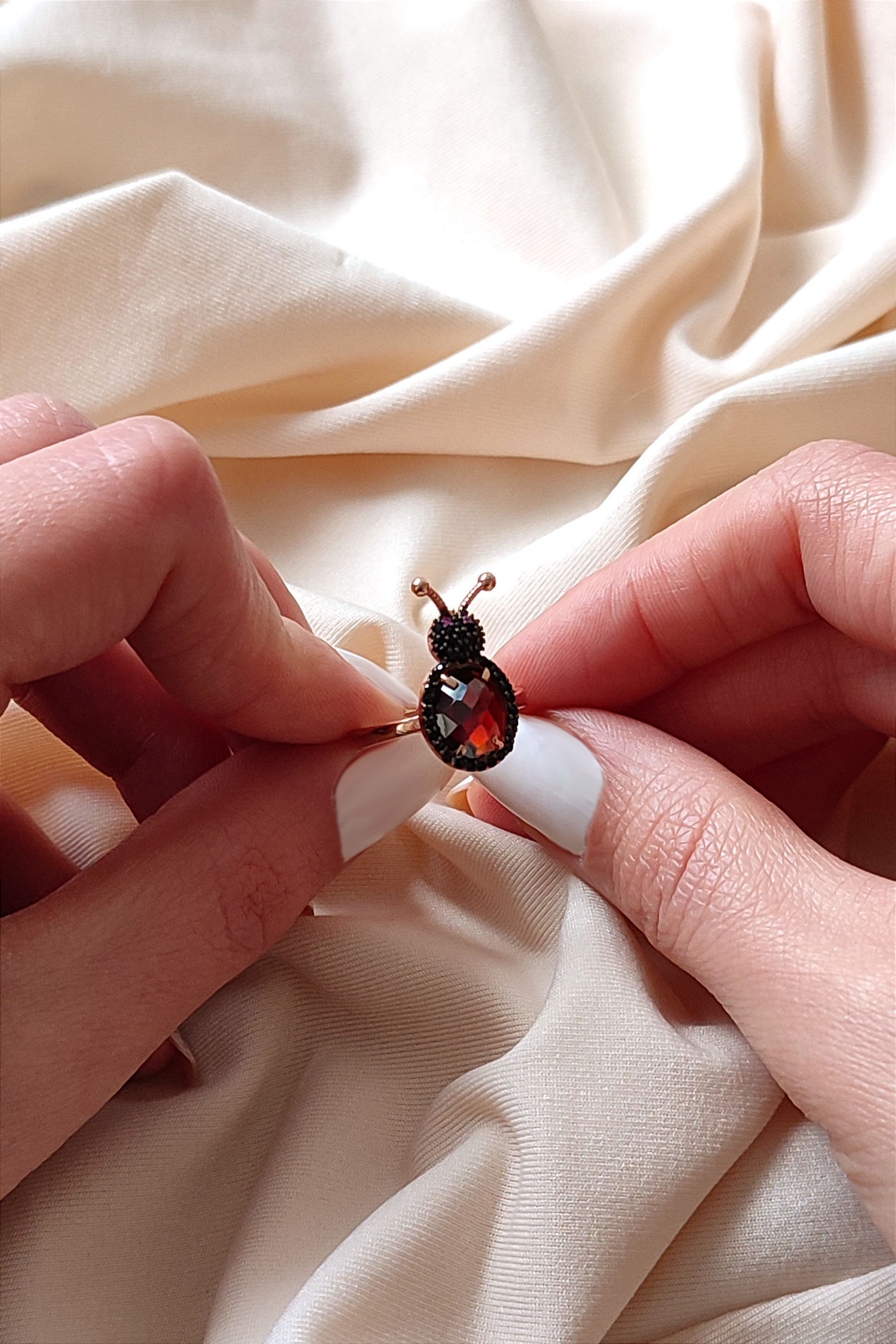 Ladybug Ring Ladybird Ring Ladybug Jewelry Ladybird - Etsy