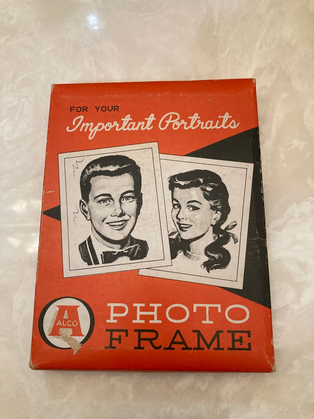 Alco Photo Frame Portraits Vintage Red - Etsy