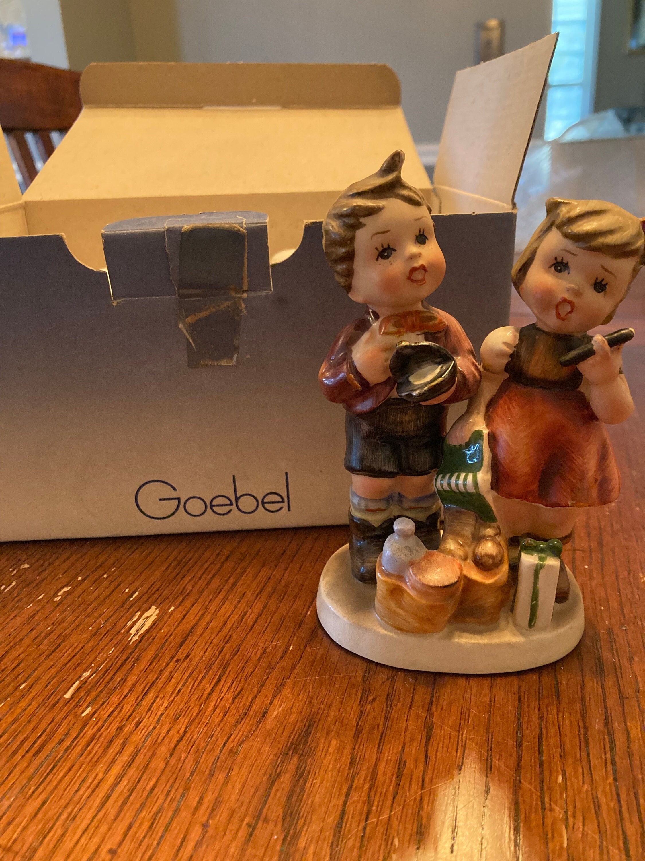 Antique M.I. Hummel Goebel Girl Boy Low Budget Figurine Collectible ...