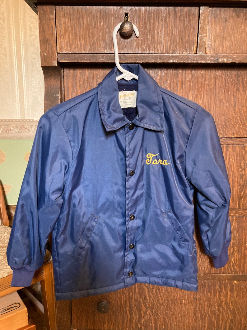 Vintage Antique Old School Race Racing Jacket Kids Van Horn Racing 1970 ...