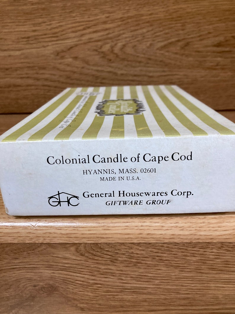 Antique Vintage Candles Royal Blue Spiralite Colonial Candle of Cape ...