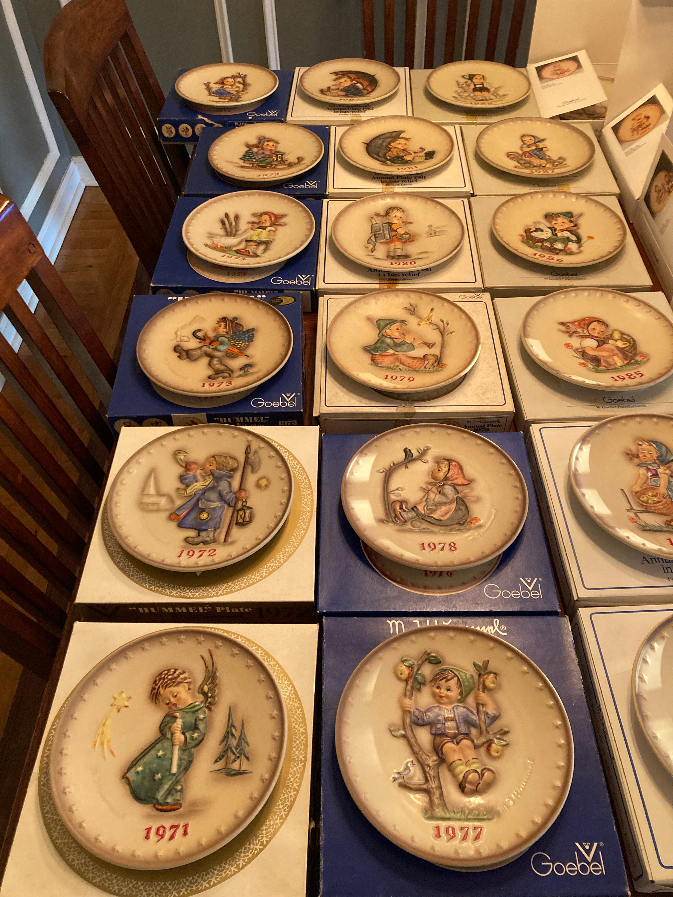 Vintage Antique M.I. Hummel Plate Plates Collection Annual Collectible ...