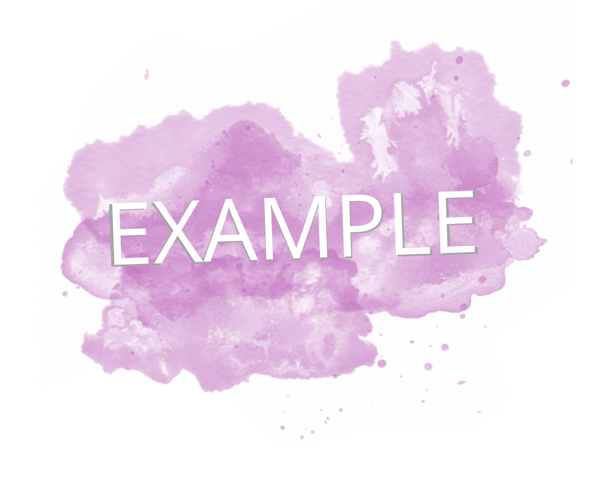 BIG Clipart Bundle - Watercolor Splatter Clipart - Pastel Watercolor ...