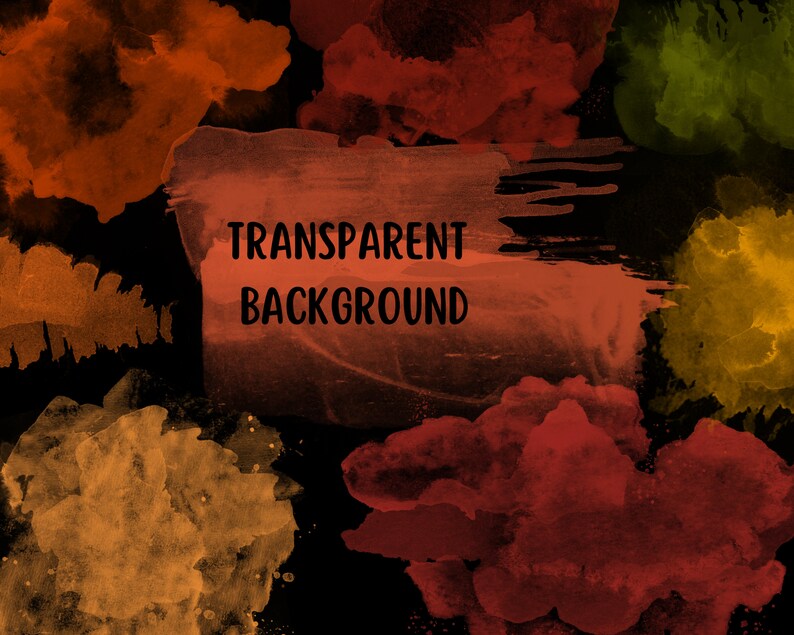 Watercolor Splashes, Watercolor Clipart, Paint Splashes, Paint Splatter ...