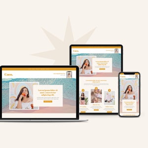Coco Website Template for Divi Theme & Wordpress | for Content Creators ...