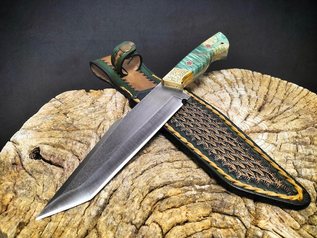 STAINLESS STEEL VANAX Knife, Custom Knife, Hunting Knife, Bushcraft ...