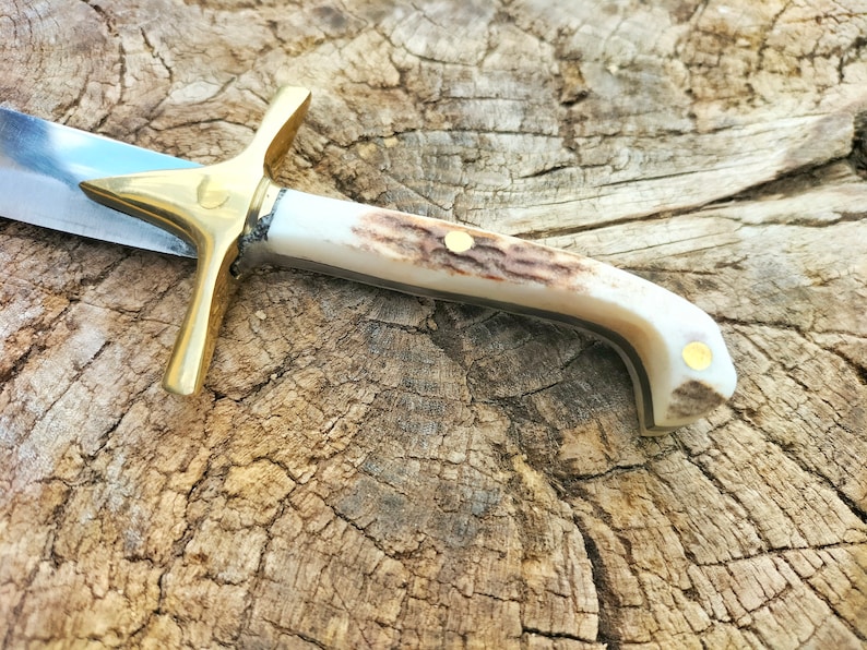 HANDMADE SWORD DEER Antler Knife Long Sword Zulfiqar Sword - Etsy