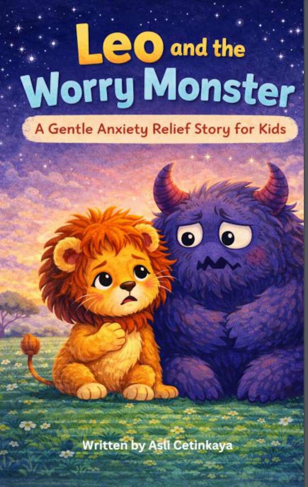 Leo and the Worry Monster | Anxiety Relief Storybook (PDF Pattern) - Etsy