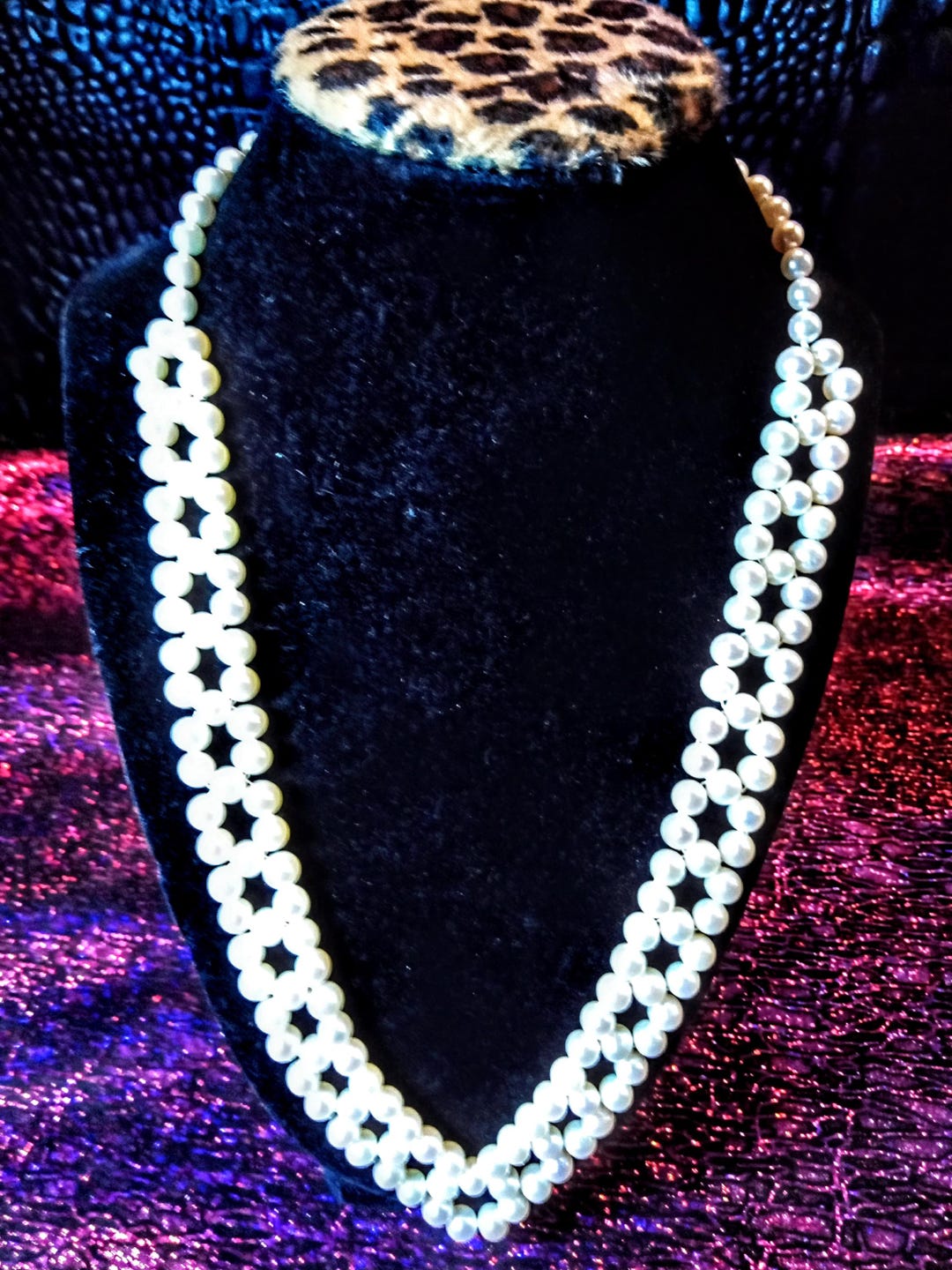 High Luster Almost Round White Pearls With 3 Choices of Genuine ...