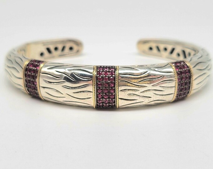 Effy Bracelet, Ruby Cuff Bracelet, Effy Sterling Silver, Silver and ...