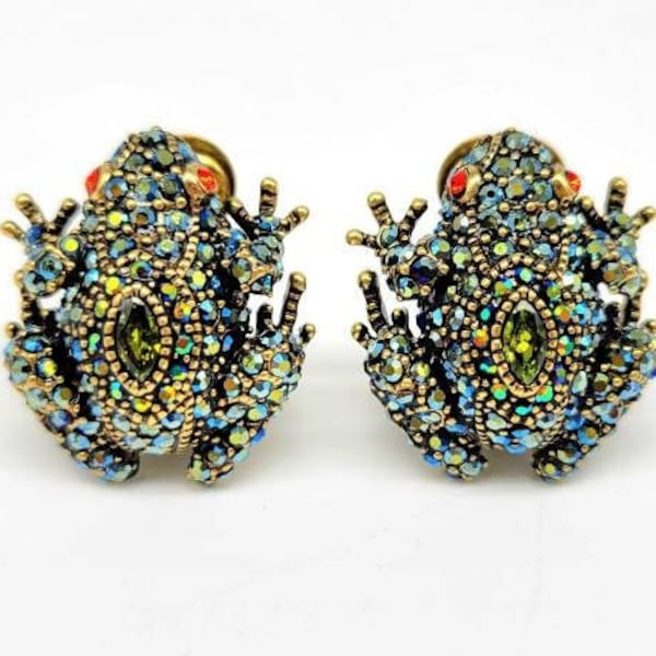 Frog Earrings - Etsy