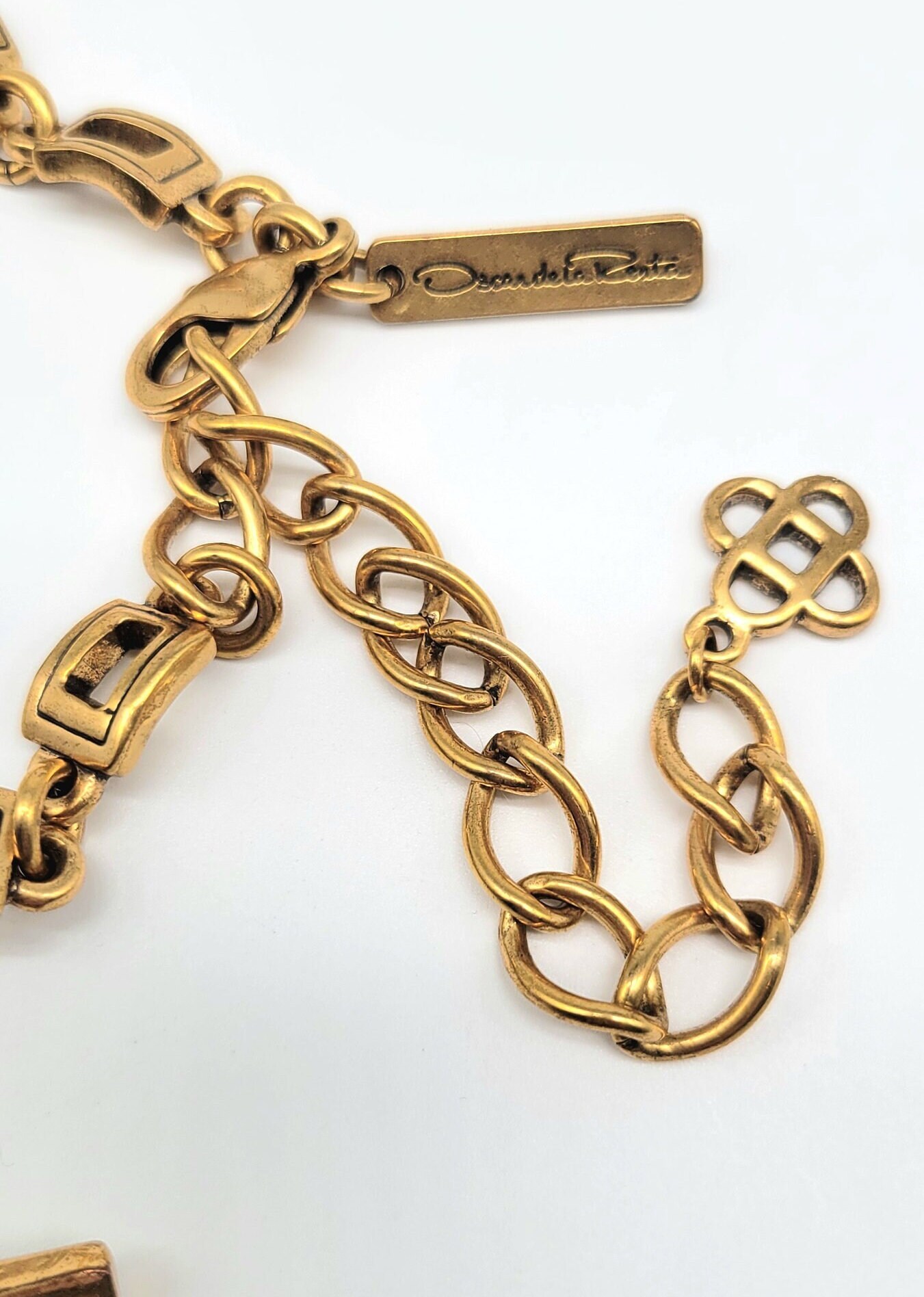 Geometric Bib Necklace, Oscar De La Renta Necklace, Gold Square Necklace, Gold Cube Necklace ...