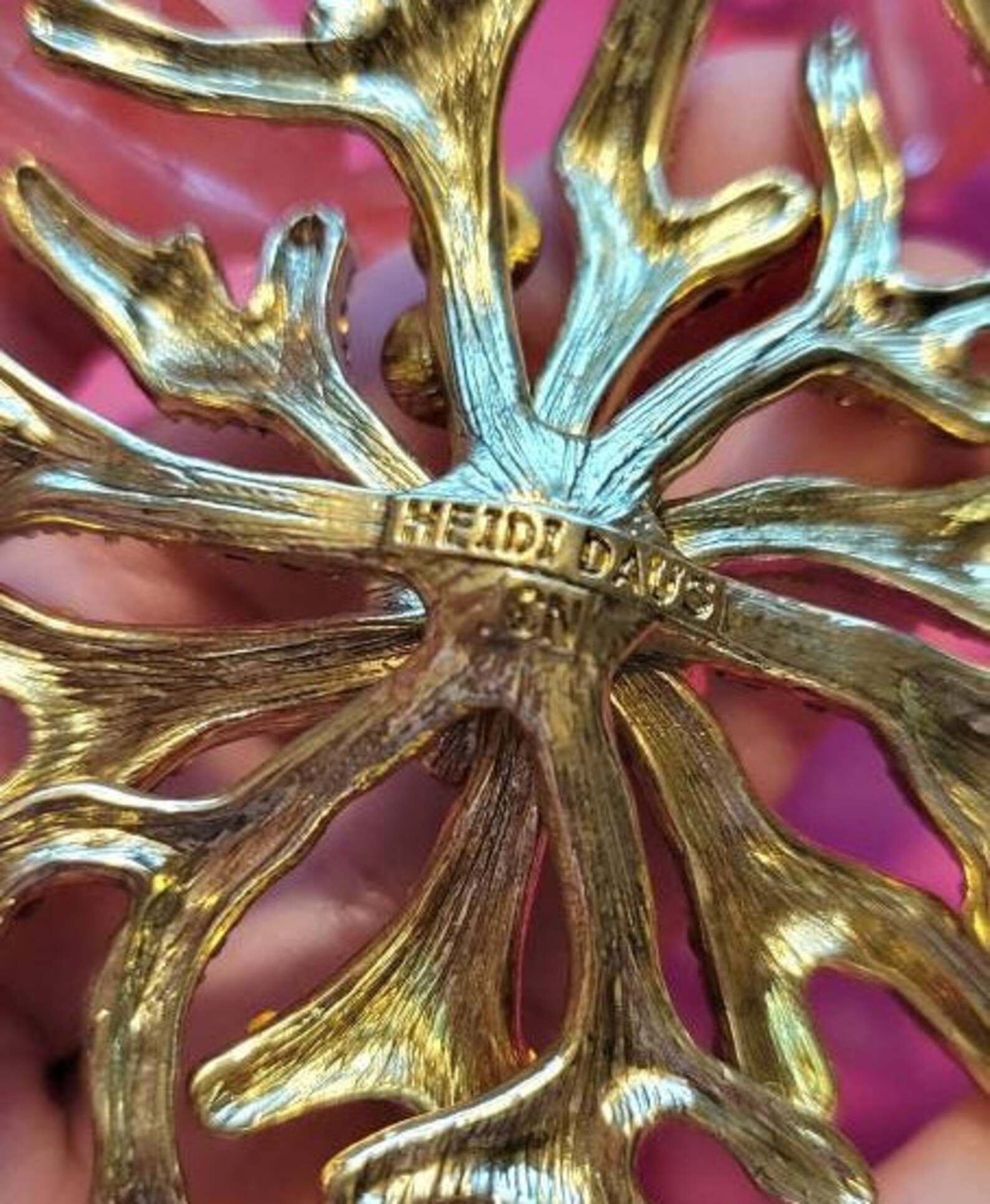 Coral Branch Necklace, Coral Branch Earrings, Heidi Daus Set, Coral ...