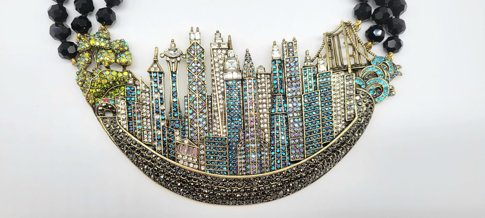 Heidi Daus Set, Skyline Necklace, Skyline Earrings, City Bracelet, New ...