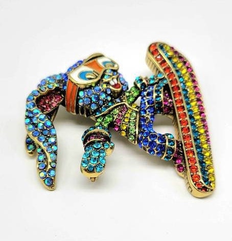 Snowboarding Pin, Snowboard Jewelry, Snowboarder Gift, Snowboarding ...