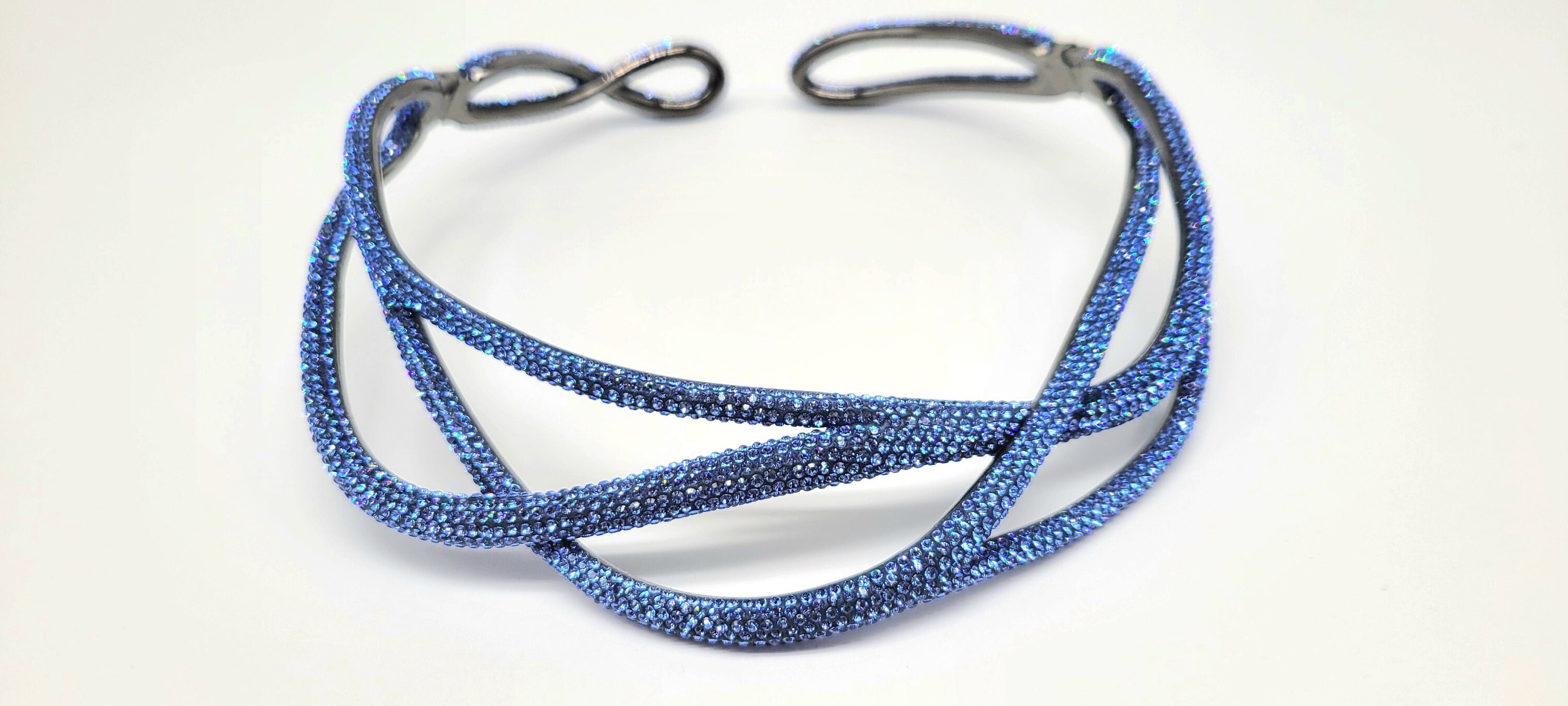 Curved Necklace Crystal, Atelier Swarovski Jewelry, Wavy Necklace ...