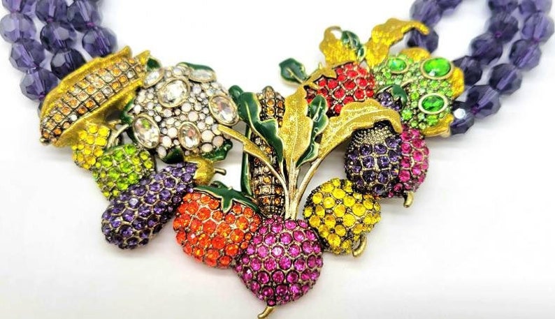 Vegetable Necklace, Vegetable Jewelry, Food Necklace, Food Jewelry ...