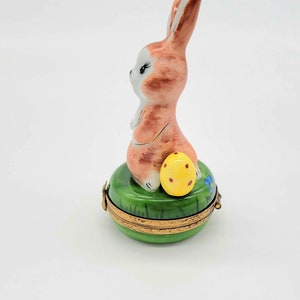 Rabbit Trinket Box, Limoges Rabbit, Easter Trinket Box, Limoges Peint ...